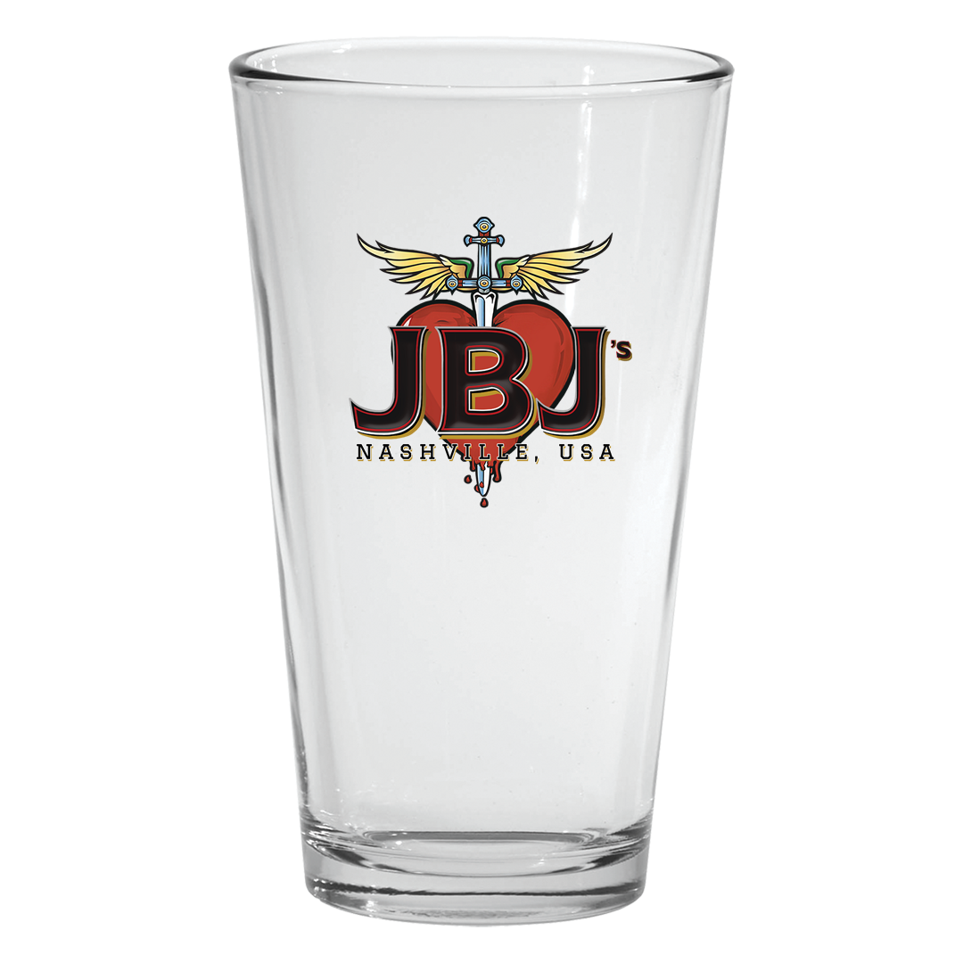 JBJ's Logo Pint Glass – JBJ's Nashville Official Store