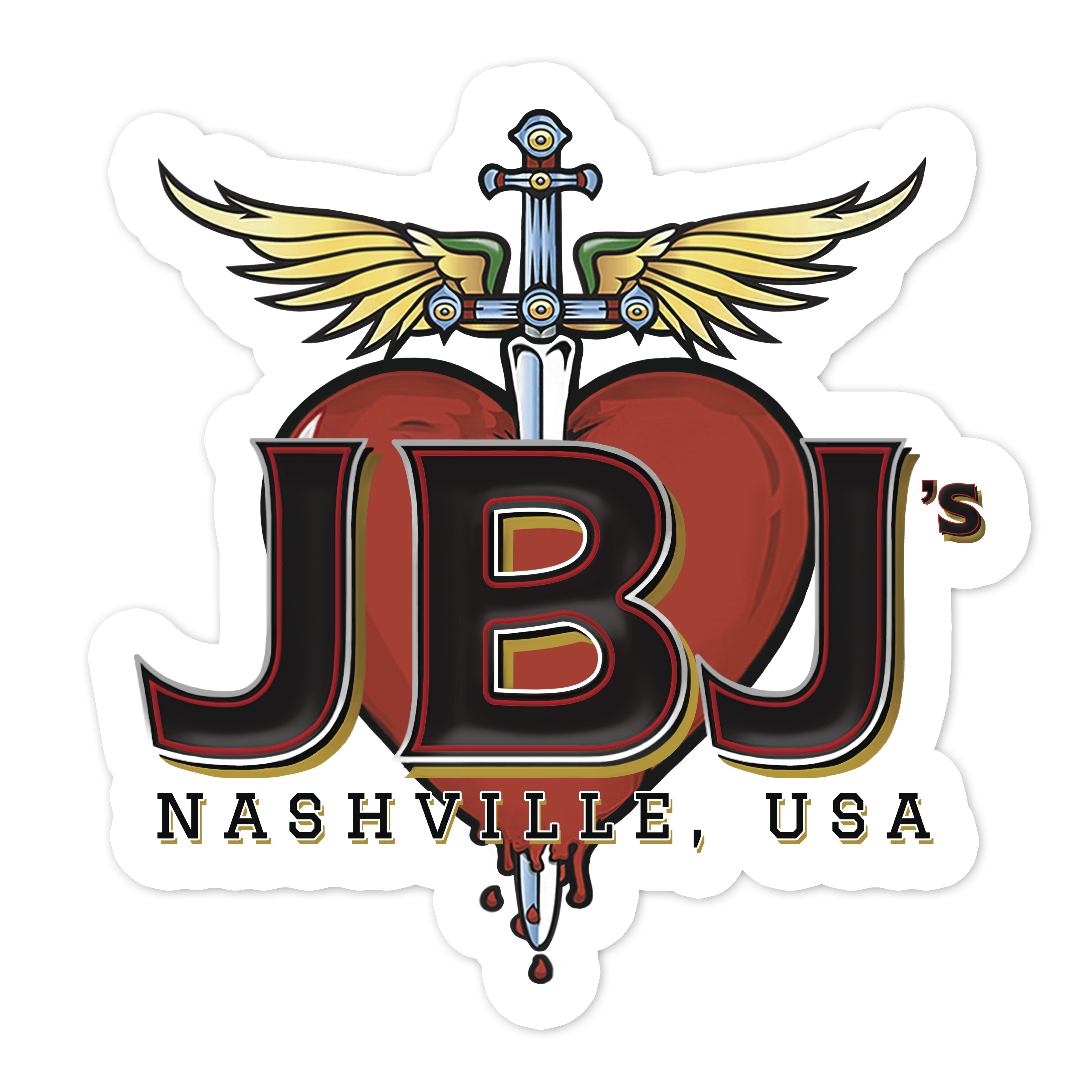 JBJ's Logo Sticker – JBJ's Nashville Official Store